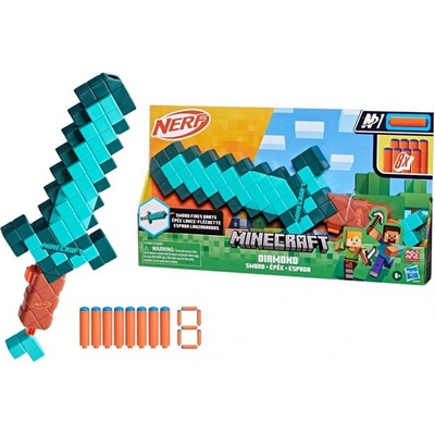 Pistole Nerf Minecraft Dart-Firing Diamond Sword od 590 Kč - Heureka.cz
