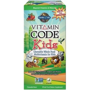 Garden of Life Vitamin Code Kids Multivitamín pre deti 60 kapsúl od 17 ...