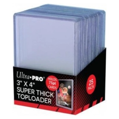 Ultra Pro Toploader 3x4 Super Thick 75PT Toploaders 25 ks od 159 Kč ...
