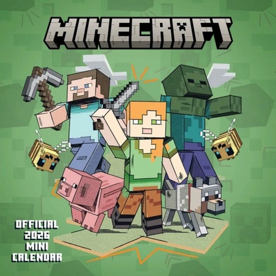 Oficiální nástěnný kalendář Minecraft 2026 - Heureka.cz