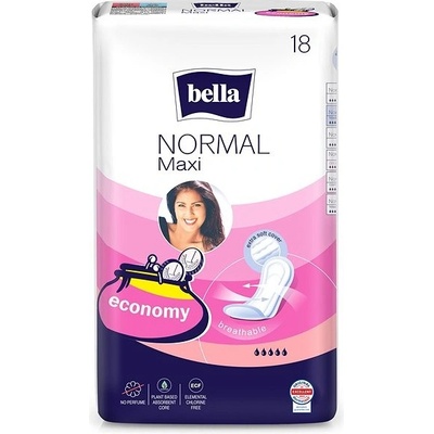 Bella Normal Maxi vložky 18 ks od 33 Kč - Heureka.cz