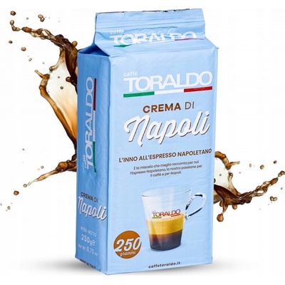 TORALDO Italská Mletá káva Crema di Napoli 250 g od 144 Kč - Heureka.cz