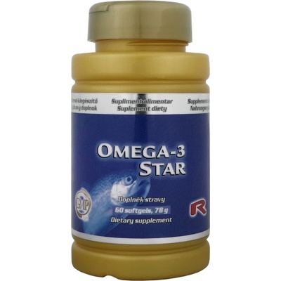 STARLIFE OMEGA-3 STAR srdce, mozek, zrak 60 kapslí od 546 Kč - Heureka.cz