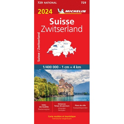 Michelin mapa Switzerland (Švýcarsko) 1:400 t. - Heureka.cz