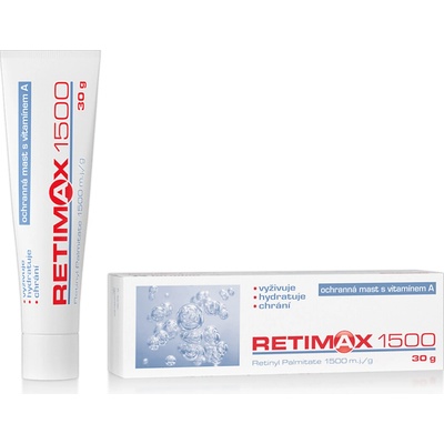 Retimax 1500 Ochranná mast s vitamínem A 30 g od 88 Kč - Heureka.cz