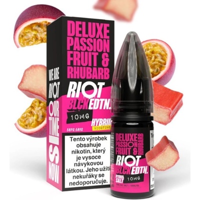 Riot Hybrid Salt Deluxe Passionfruit & Rhubarb 10 ml 10 mg od 7,31 ...