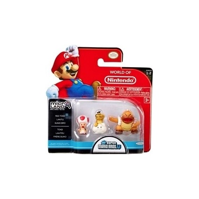 World of Nintendo Micro Land Super Mario Bros: Red Toad, Lakitu and ...