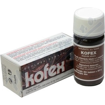 Naturvita Kofex přírodní kofein + guarana 80 tablet od 72 Kč - Heureka.cz