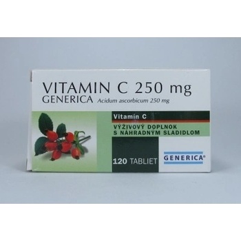 Generica Vitamín C 250 mg 120 tabliet od 4,13 € - Heureka.sk