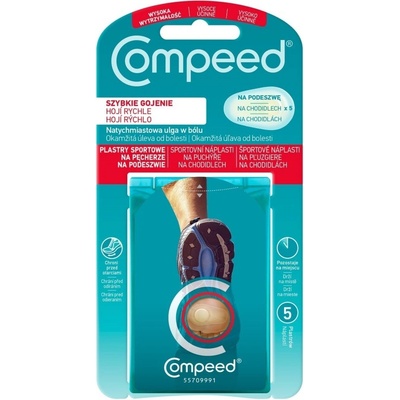 Compeed náplast na puchýře na chodidlo 5 ks od 115 Kč - Heureka.cz