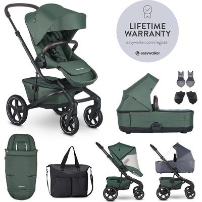 Easywalker Set XXL kombinovaný Jimmey s příslušenstvím Pine Green 2023 ...