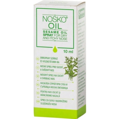 Nosko Oil nosový sprej na suchý a svrbiaci nos 10 ml od 6,57 € - Heureka.sk