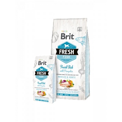 Brit Brit Fresh Fish with Pumpkin Adult Large Muscles & Joints - с ...