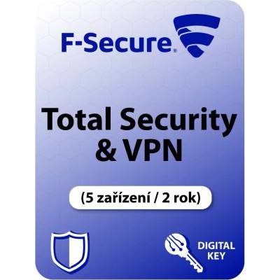 F-Secure Total Security & VPN 5 lic. 2 roky (FCFTBR2N005A7) - Heureka.cz
