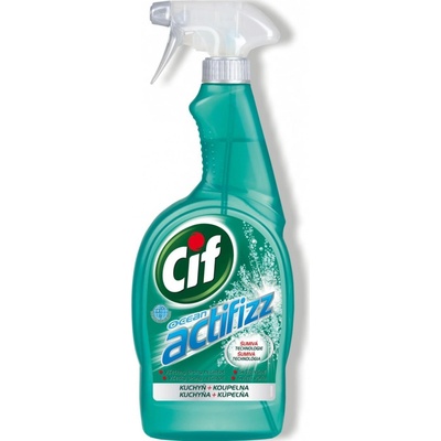 Cif Actifizz oceán kuchyň + koupelna sprej 750 ml - Heureka.cz