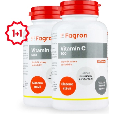 Fagron Vitamín C 500 100 tablet od 165 Kč - Heureka.cz
