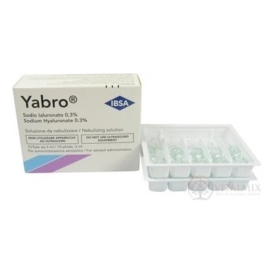 Yabro roztok k rozprašování s kyselinou hyaluronovou 0,3%, sterilní 10 ...