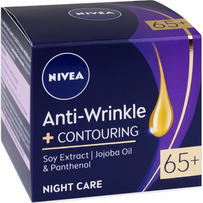Nivea Anti Wrinkle Contouring noční krém 65+ 50 ml od 111 Kč - Heureka.cz