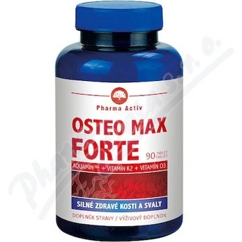 Osteo Max Forte 1200 mg +K2+D3 90 tablet od 195 Kč - Heureka.cz