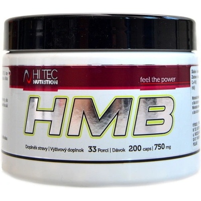 Hi tec Nutrition HMB 750 200 kapslí od 399 Kč - Heureka.cz