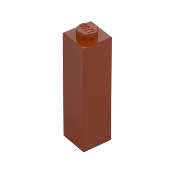 LEGO® 14716 Kostka 1 x 1 x 3 Tmavá Oranžová - Heureka.cz