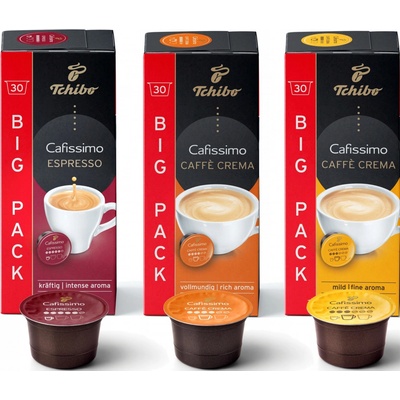 TCHIBO CAFISSIMO KÁVA SADA CREMA 90 KAPSLÍ od 581 Kč - Heureka.cz