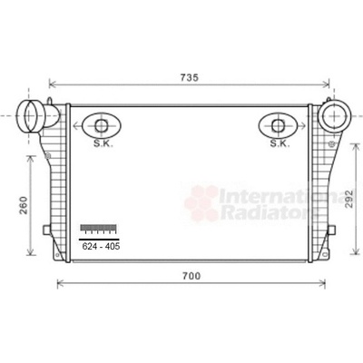 chladič turba VAN WEZEL 58004319 - Heureka.cz