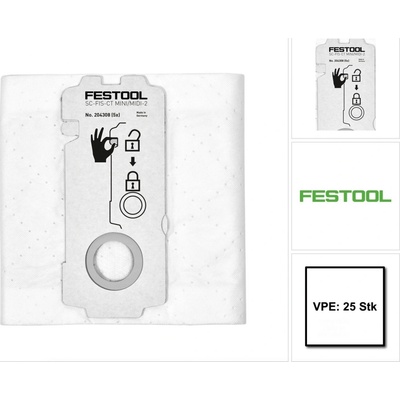 Festool Selfclean SC-FIS-CT MINI/MIDI-2/25 25 ks - Heureka.sk