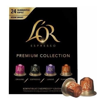 L´or Espresso Premium Collection Nespresso 24 ks - Heureka.cz