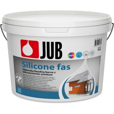 JUB SILICONE FAS - silikónová mikroarmová fasádna farba - biely - 15 l ...