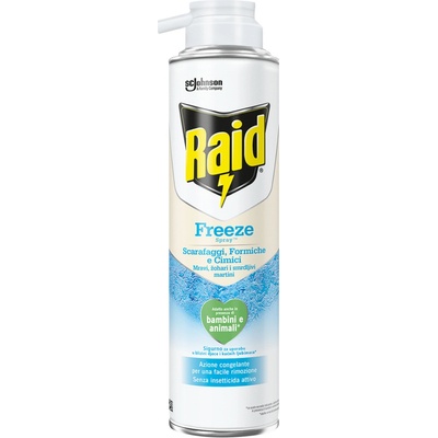 Raid Essentials Freeze zamrazovací aerosol proti lezoucímu hmyzu spray ...