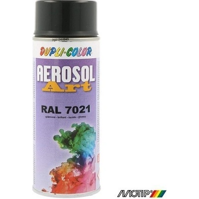 Motip Dupli Dupli-Color Aerosol Art 400 ml RAL 7021 černošedá mat od ...
