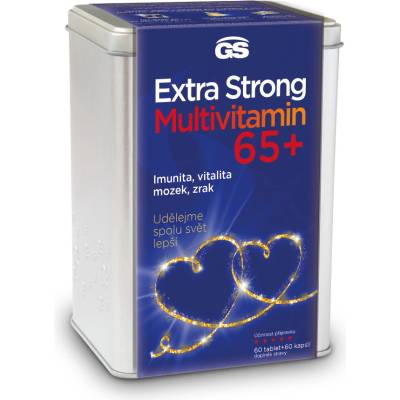 GS Extra Strong 65+ 60 tablet a 60 kapslí dárkové balení 2022 - Heureka.cz