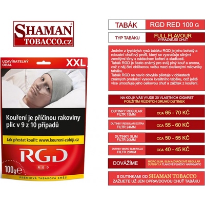 RGD red cigaretový tabák 500g - Heureka.cz