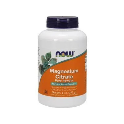 NOW Магнезиев цитрат на прах 227 грама - Magnesium Citrate Powder - NOW ...
