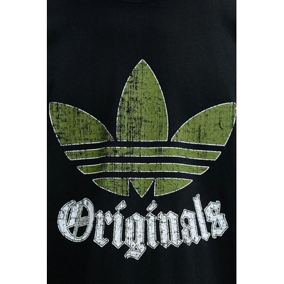 adidas Originals Памучна тениска adidas Originals Grfx Tee в черно с ...