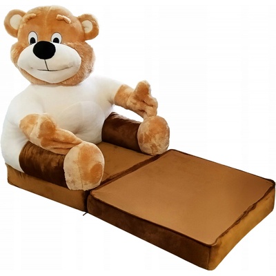 Akra Detské kreslo Medvedík odtiene hnedej - Heureka.sk