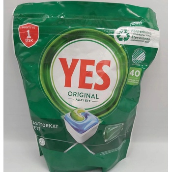 Yes Original Tablety do myčky All In1 40 ks - Heureka.cz