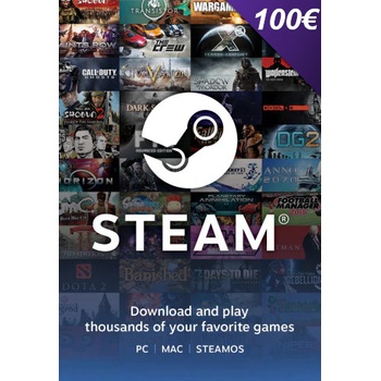 Valve Steam Dárková Karta 100 € od 2 695 Kč - Heureka.cz