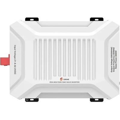 SRNE SR-IC24-3kW, 24V/230V 3000W čistá sinusovka; SR-IC24-3kW - Heureka.cz