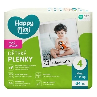Happy Mimi JUMBO 4 Maxi 84 ks od 280 Kč - Heureka.cz