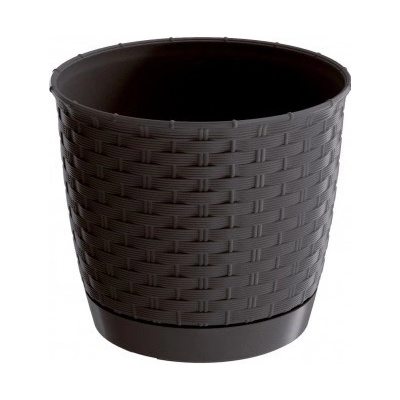 Prosperplast Květináč Ratolla round 14,2 cm hnědý od 52 Kč - Heureka.cz