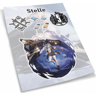 Honkai: Star Rail Sada 8 samolepek Stelle Destruction od 109 Kč ...