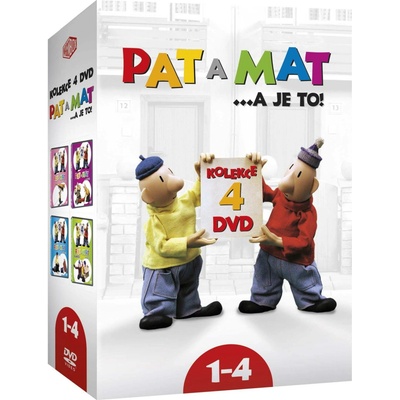 Pat a Mat A je to 1-4 Kolekce 4DVD - Heureka.sk