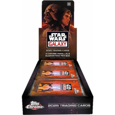 Topps 2025 Star Wars Chrome Galaxy Hobby Box od 319,96 € - Heureka.sk