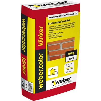 Weber.color Klinker - 25 kg balení 25 kg 1 ks - Heureka.cz
