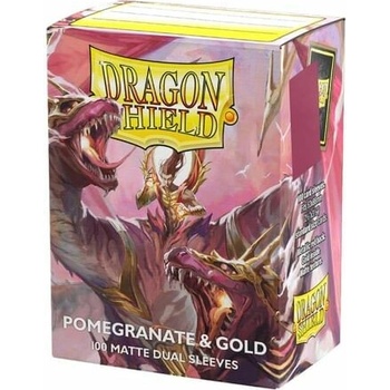 Dragon Shield Dual Sleeves Matte Red Gold 25th Special Edition obaly ...