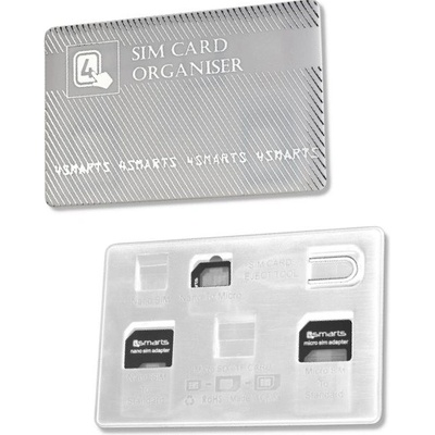 Organizér SIM karet + redukce na všechny typy SIM karet - Heureka.cz