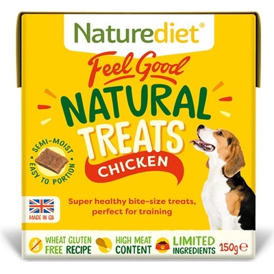 NATURE DIET Feel Good Chicken Treats, pro psy 150 g - Heureka.cz