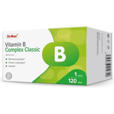 Dr.Max Vitamin B Complex Classic 120 tablet od 119 Kč - Heureka.cz